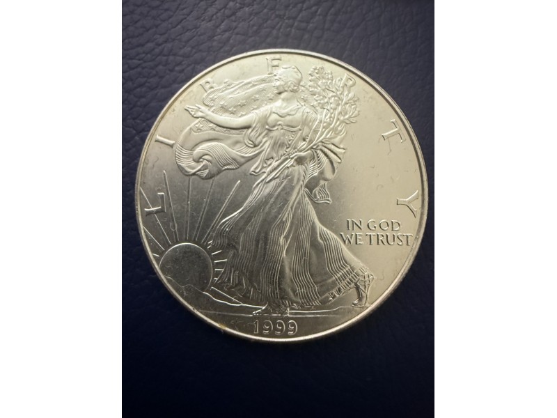 1 oz Silver Eagle 1999 - USD(UNC) SREBRO (3)