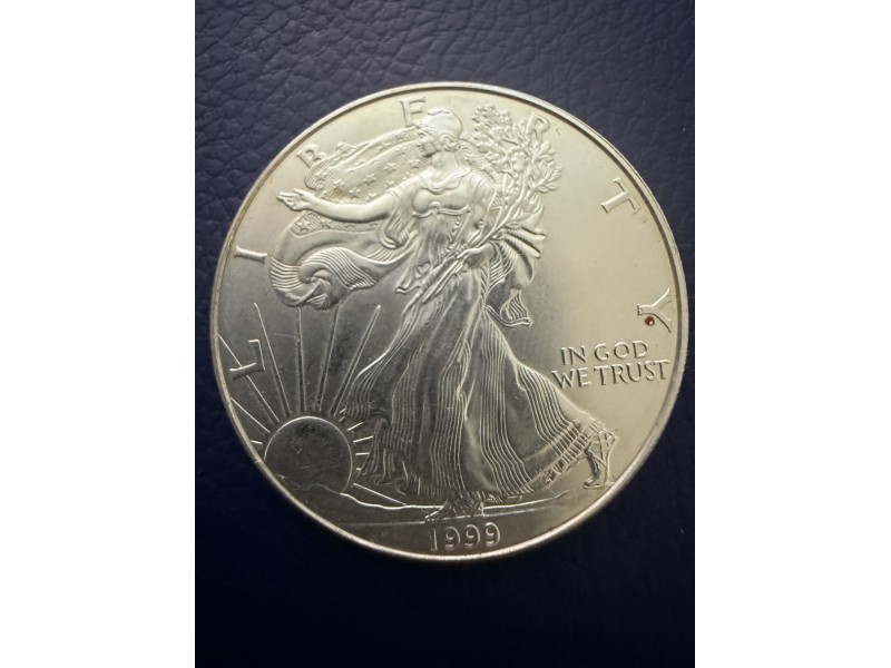 1 oz Silver Eagle 1999 - USD(UNC) SREBRO (4)