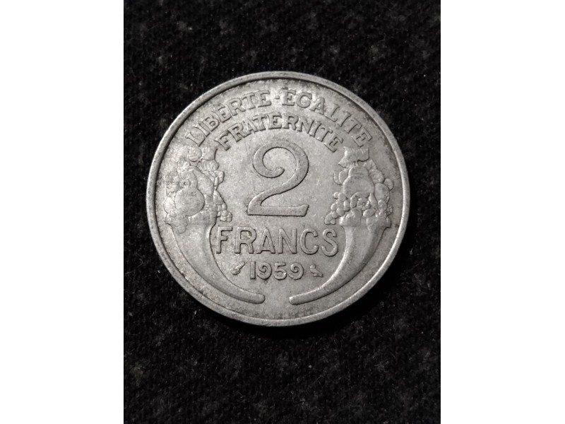2 franka 1959 francuska
