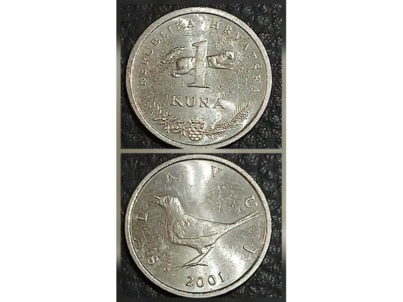 1 KUNA 2001 – Hrvatska