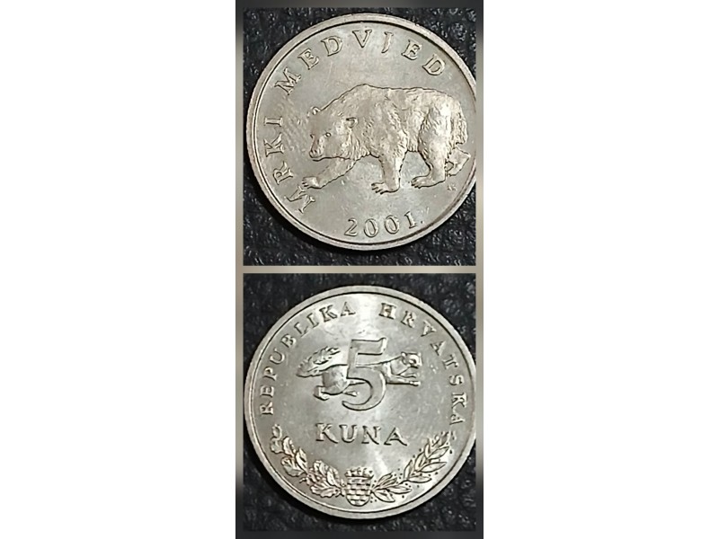 5 KUNA 2001 – Hrvatska