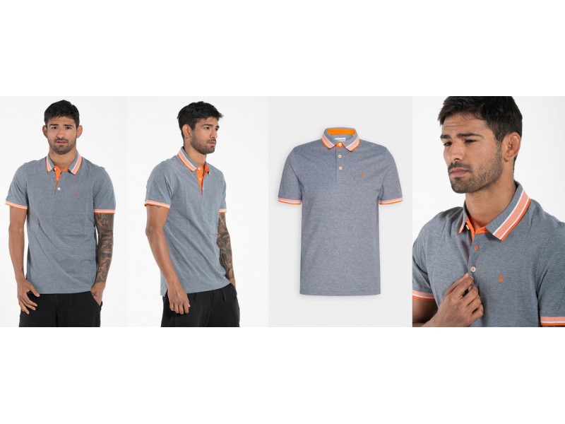 JACK & JONES Premium Polo Majica – Organski Pamuk – S