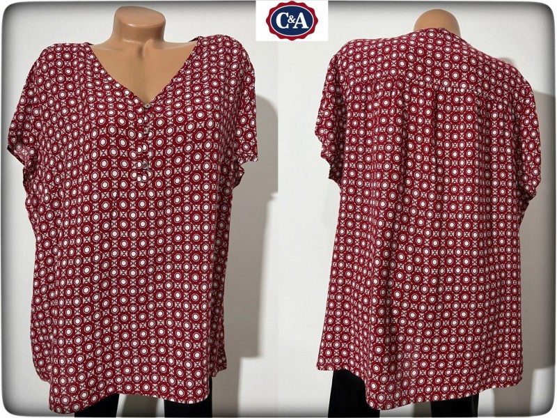 *C&A*Nezna Viskozna tunika*KAO NOVA*48-XL