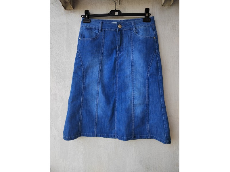 BS JEANS midi suknja vel.40 *SALE*
