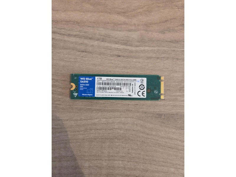 wd Blue 1TB m.2 sata ssd br.8