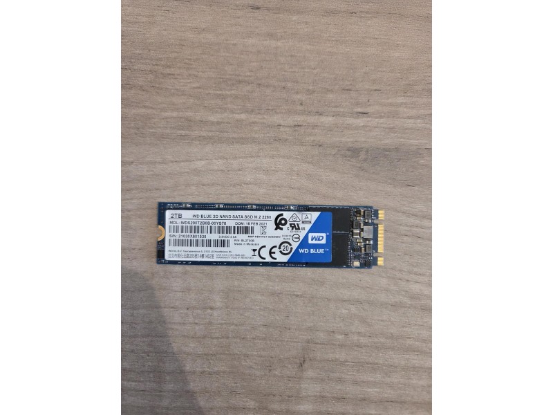 Wd Blue 2Tb nand sata ssd br.2