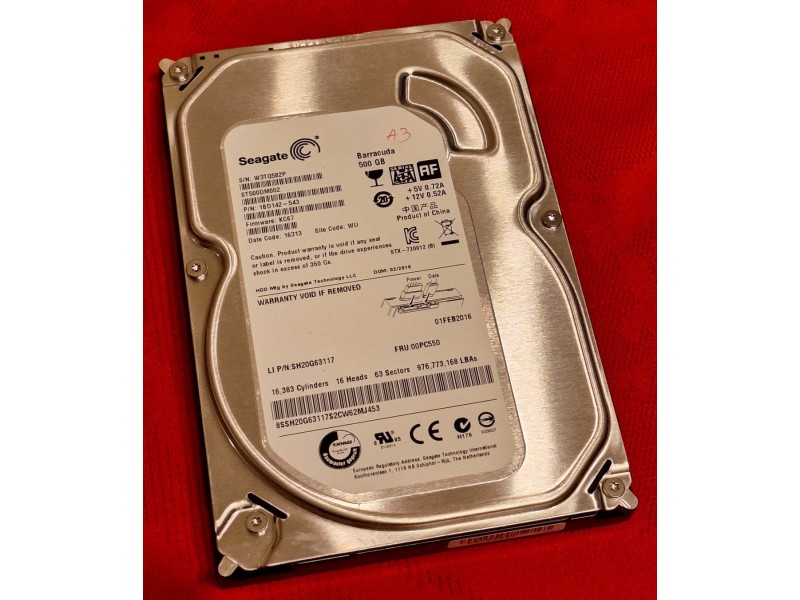 Hard Disk Seagate 500GB 100-100 Sentinel HDD -3