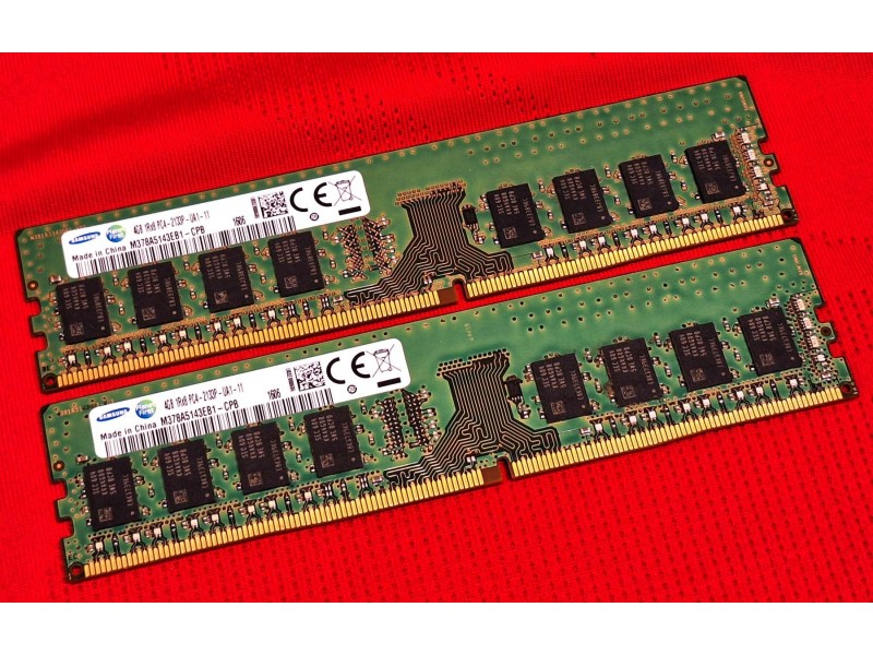 8GB (2x4GB) Samsung DDR4 2133MHz RAM memorija