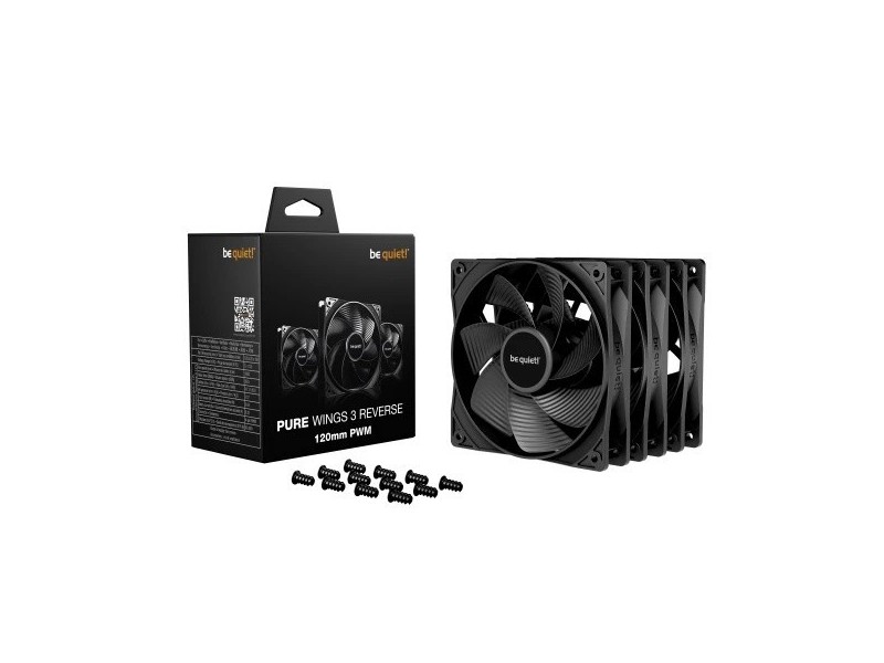 Case Cooler Be quiet Pure Wings 3 120mm PWM Reverse 3-P