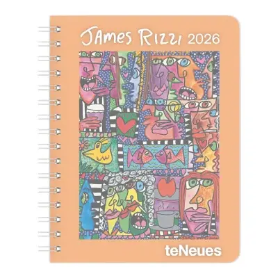 Neumann Verlage Datumirana agenda 2026 James Rizzi, Wiro, 17x22 cm