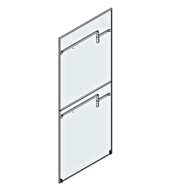 SORAX bočna stranica dvostruka, D=1.000xV=2.000mm, RAL7035
Dvostruka bočna stranica, s unutarnjim mehanizmom za zaključavanje, (1 pak=1 kom.)