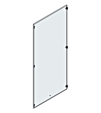 SORAX bočna stranica IP54, D=1.000xV=2.000mm, RAL7035
Puna bočna stranica, s vijčanim i unutarnjim mehanizmom za zaključavanje, (1 pak=1 kom.)