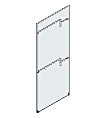 SORAX bočna stranica, D=1.000xV=2.200mm, RAL7035
Puna bočna stranica, s unutarnjim mehanizmom za zaključavanje, (1 pak=1 kom.)