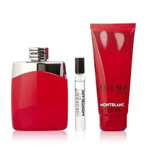 Montblanc Muški parfemski set Legend Red, EDP, 100 ml + Mini, 7.5 ml + Gel za tuširanje, 100 ml