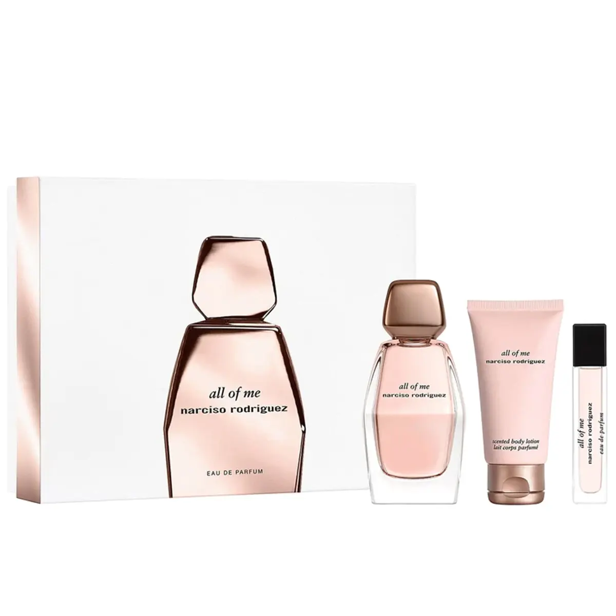 Narciso Rodriguez Ženski pokon set All of Me, EDP, 90 ml + Losion za telo, 50 ml + Mini, 10 ml
