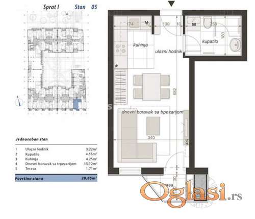 Centar-Idealan Četvorosoban stan 114 m2 u Izgradnji-povraćaj PDV-a-065/385 8880