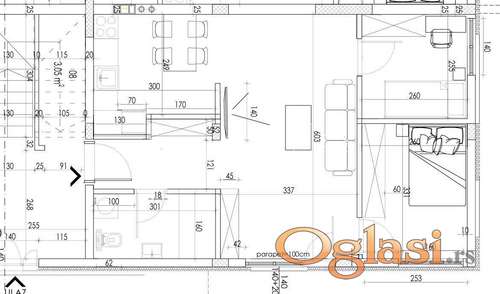 PETROVARADIN - ALIBEGOVAC - 48.00 m2