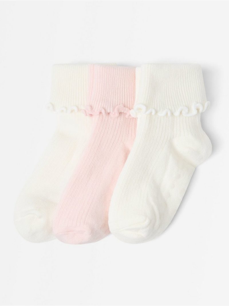 Čarape – 3-pack ribbed socks