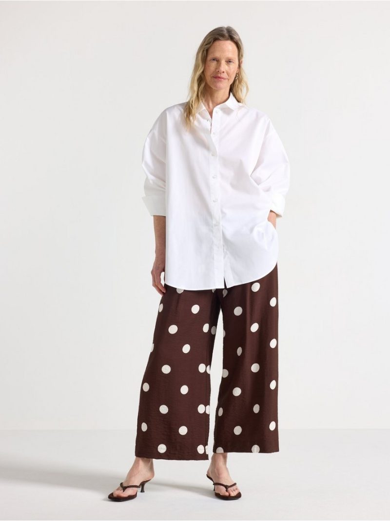 Pantalone – WIDE cropped trousers