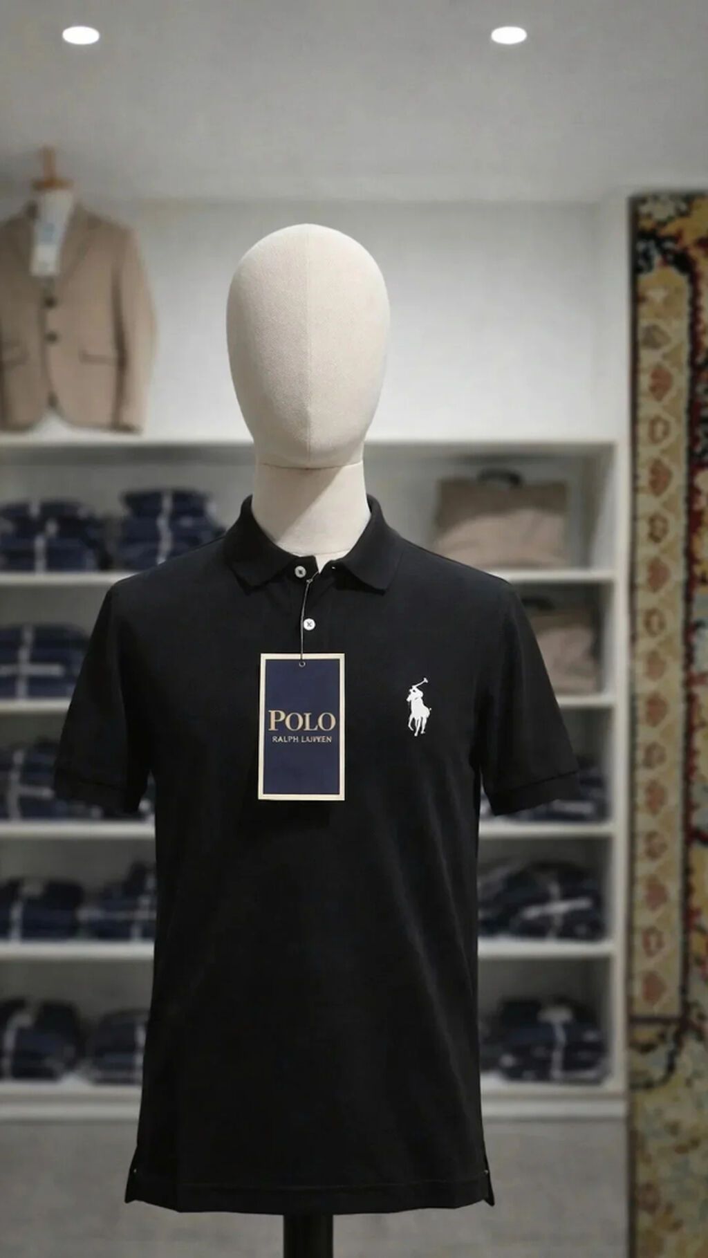 Men's T-shirt Ralph Lauren, bоја - Crna