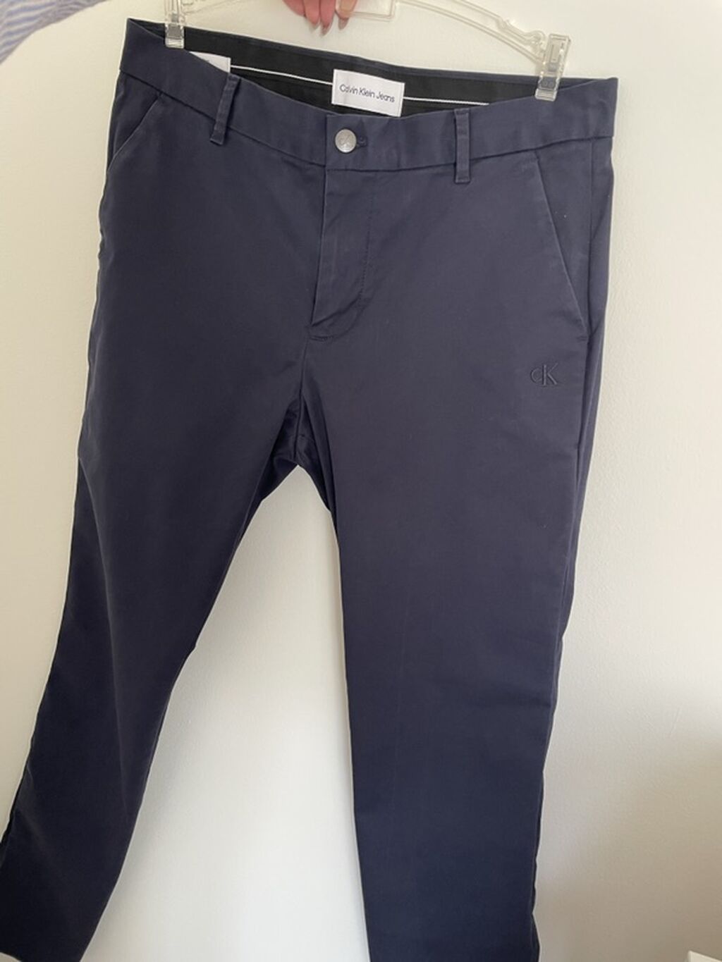 Muške pantalone Calvin Klein Jeans – tamnoplave w 32 l 36 Elegantne
