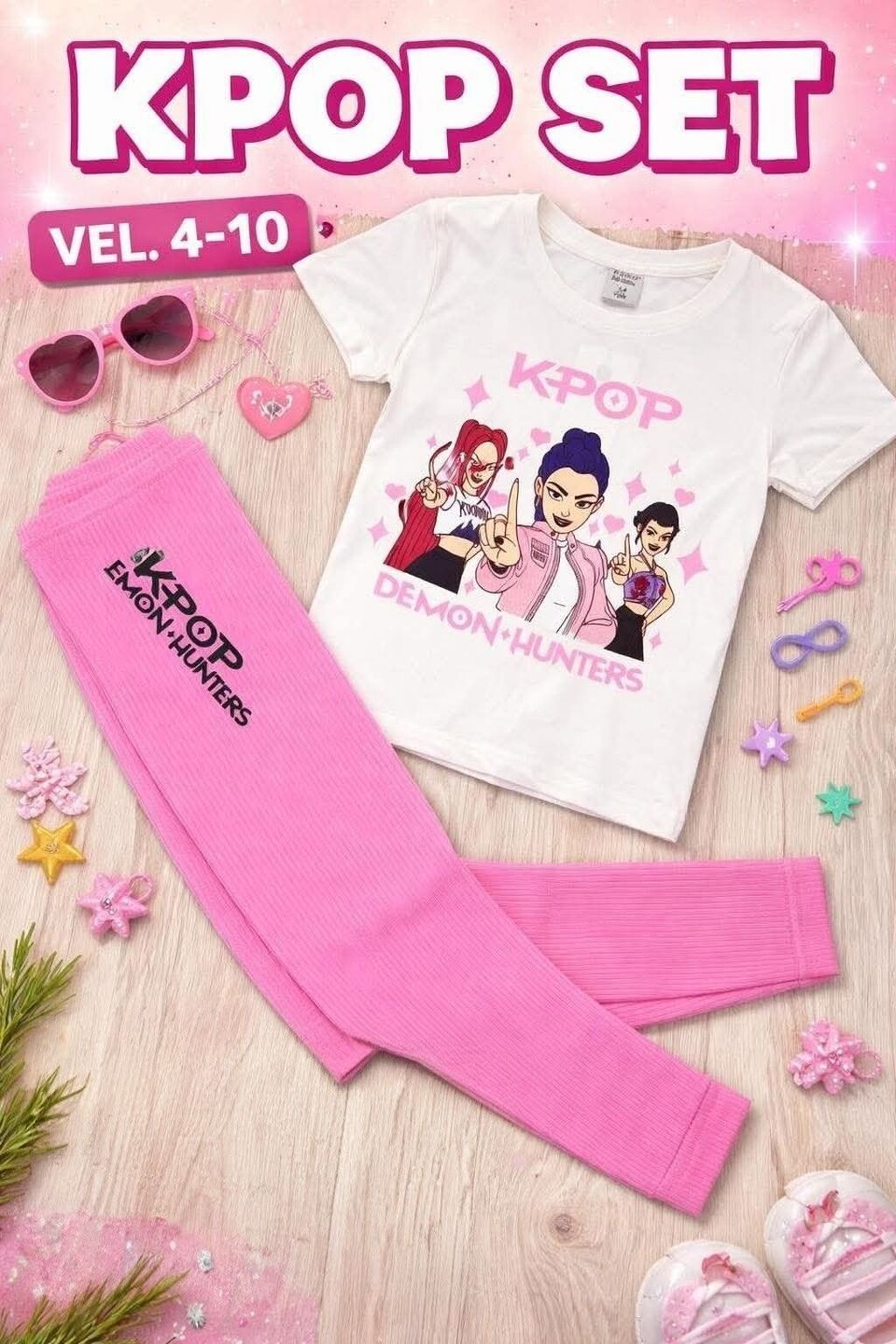 KPOP set za devojčice (veličine 4–10) - Dvodijelni komplet inspirisan