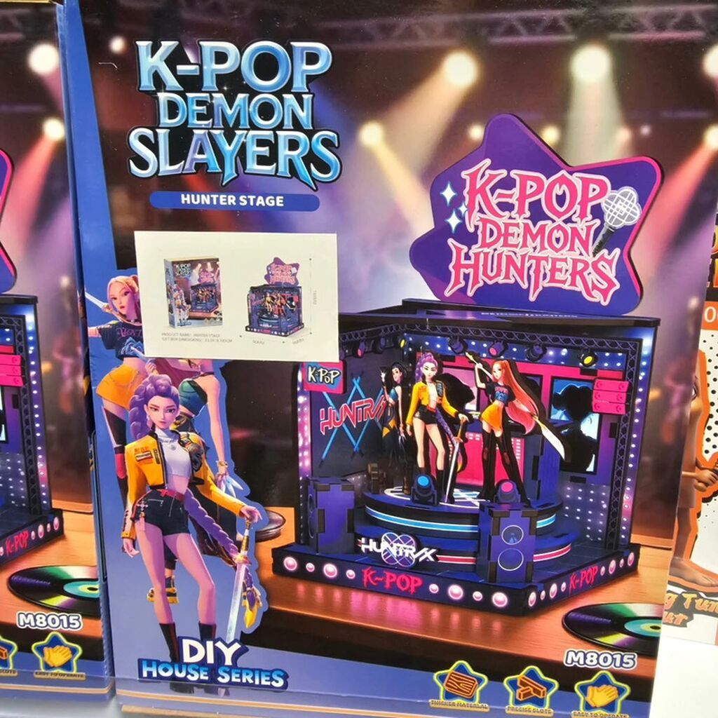 K-Pop Demon Hunters set građevinskih blokova za sastavljanje scene