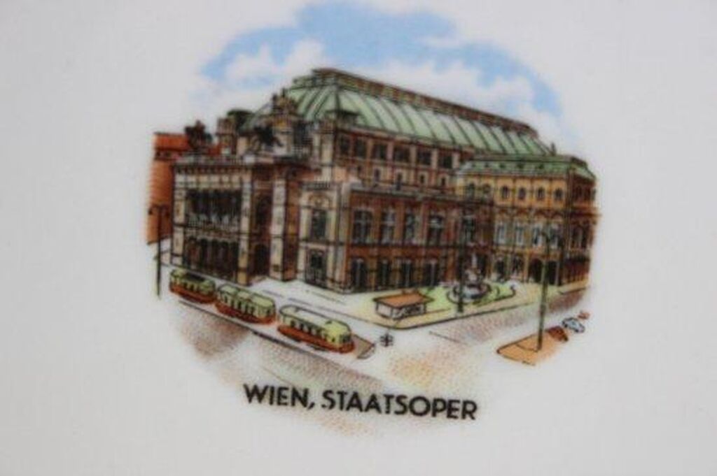 STARI PORCELANSKI TANJIR, EIGL AUSTRIJA, RETKO | Stari porcelanski