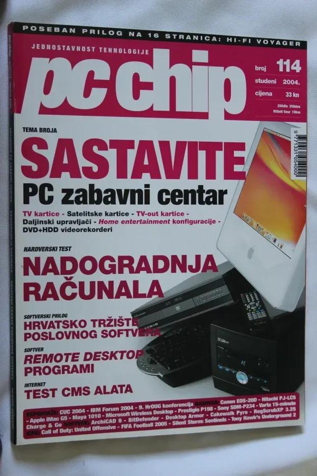 KOMPJUTERSKI ČASOPIS PC CHIP BROJ 114 | Kompjuterski Časopis PC Chip