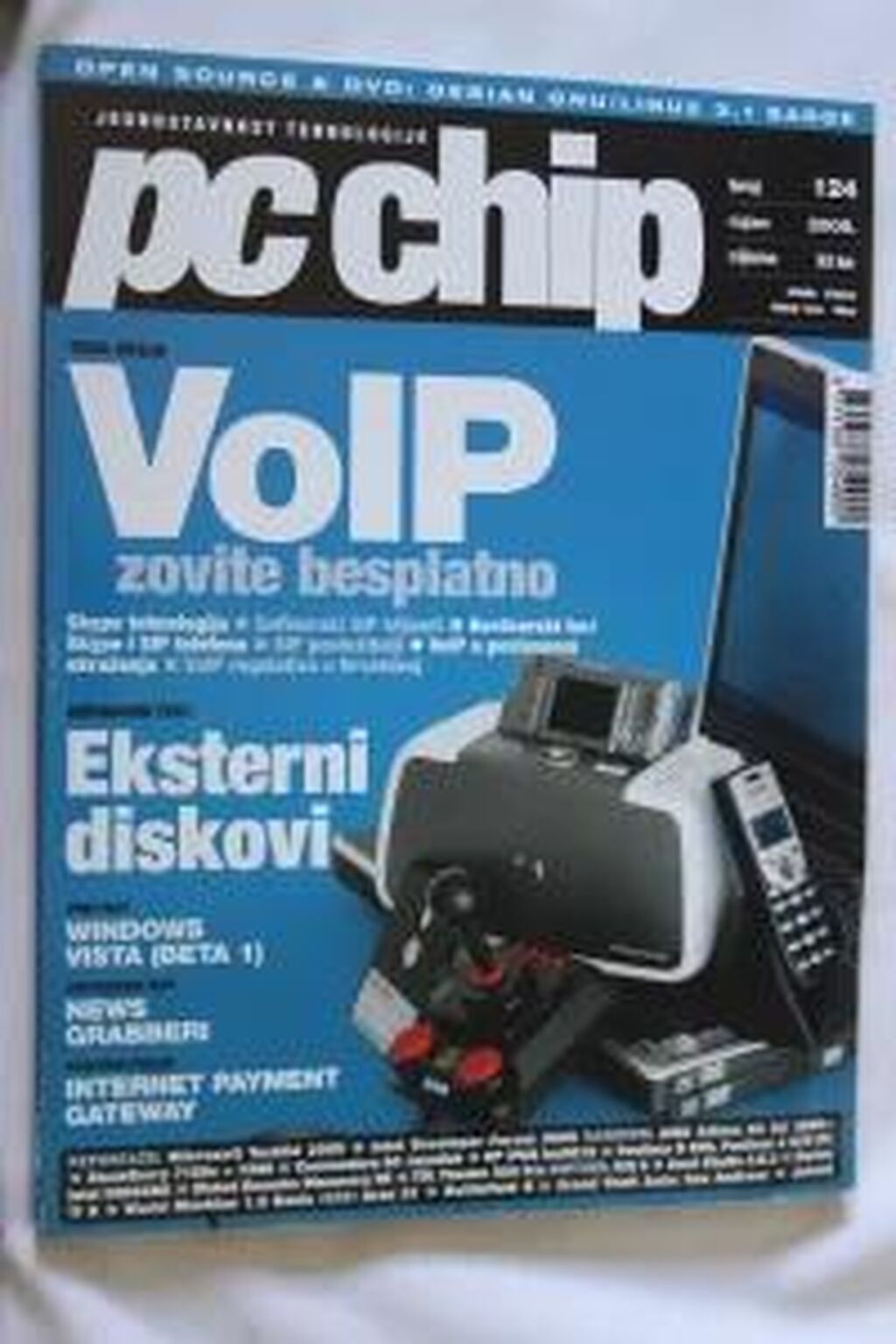KOMPJUTERSKI ČASOPIS PC CHIP BROJ 124 | Kompjuterski Časopis PC Chip