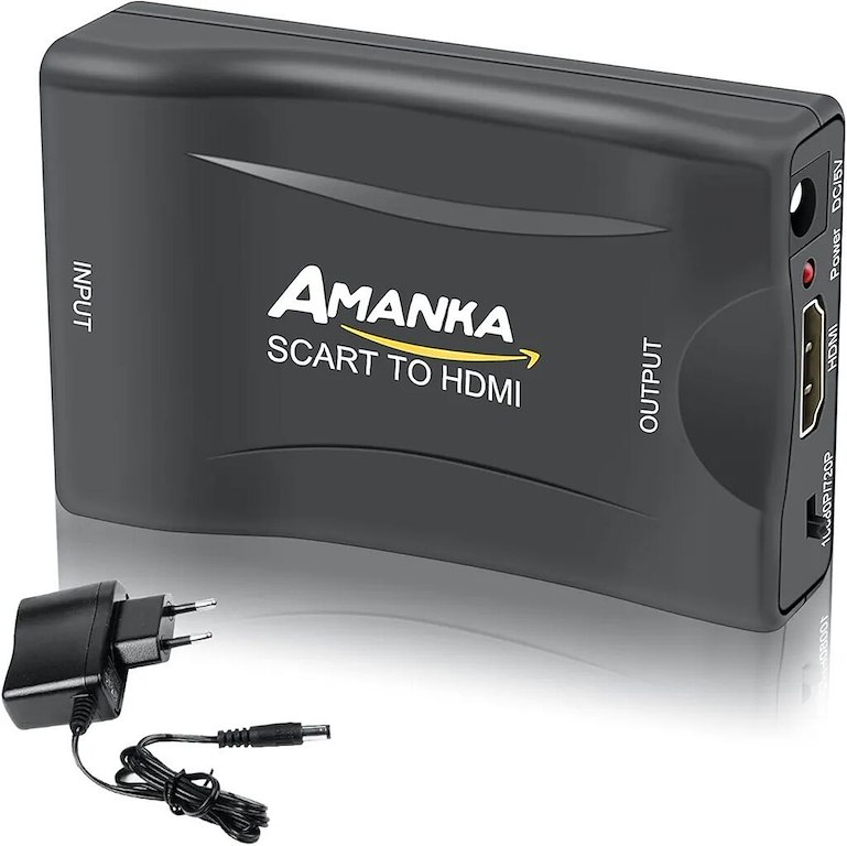 AMANKA SCART to HDMI konverter Opis: - Pretvara analogni SCART signal