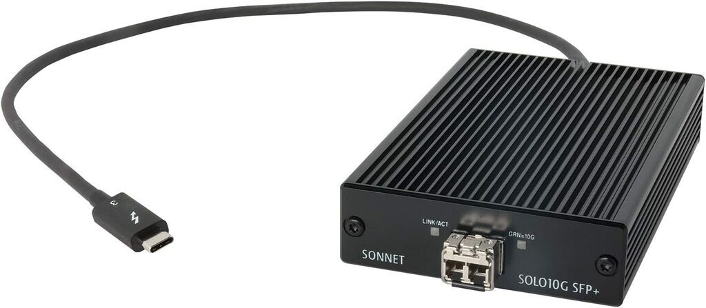 Sonnet Solo10G SFP+ Thunderbolt 3 na 10GbE adapter - Eksterni