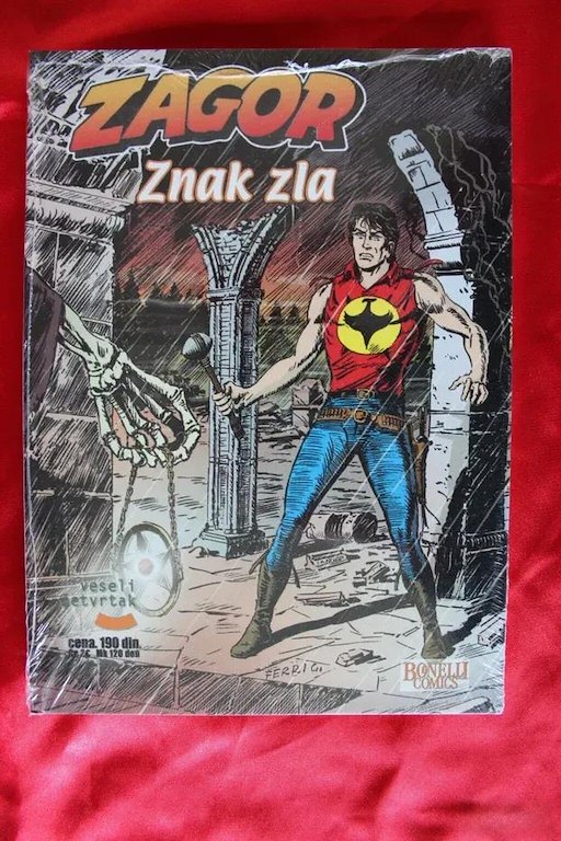 ZAGOR 51, ZNAK ZLA, VESELI ČETVRTAK, NERASPAKOVAN | Zagor 51, Znak