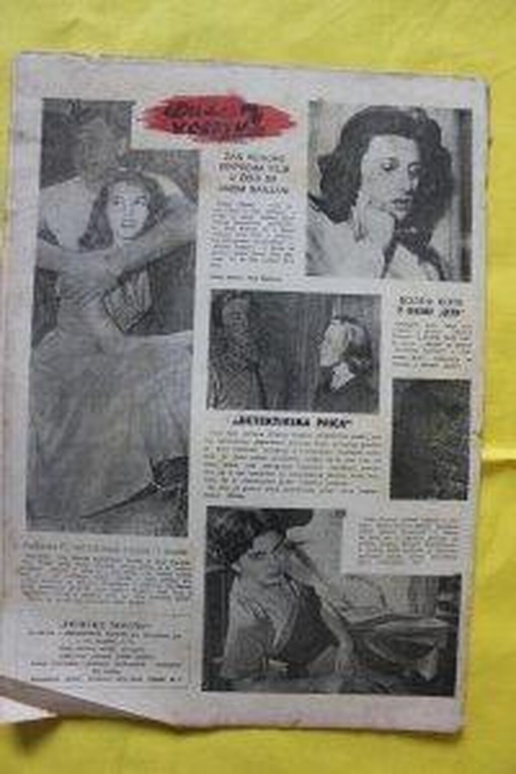 FILMSKE NOVINE 12, 1952. | Filmske novine 12, 1952. godina