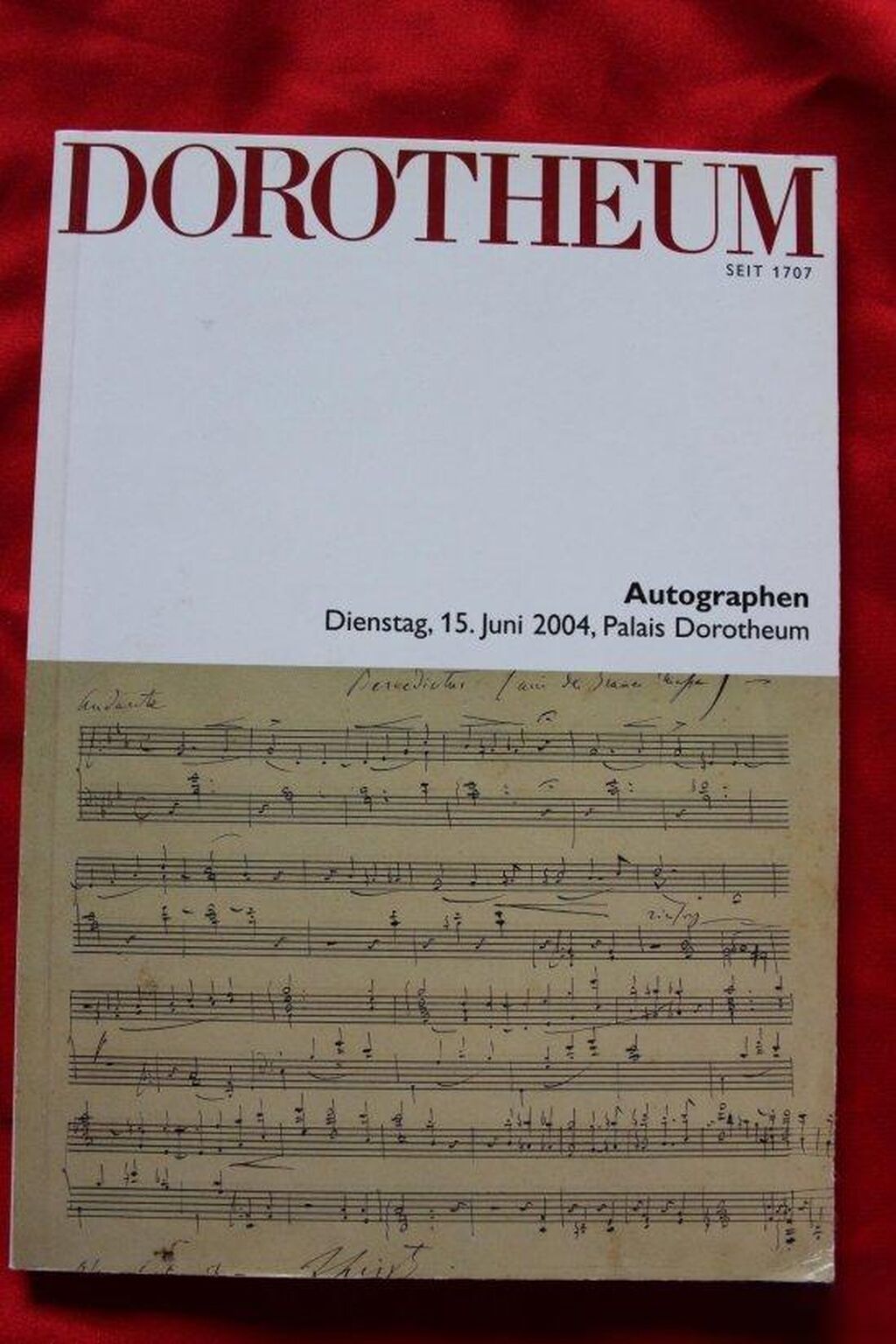 AUKCIONI KATALOG DOROTHEUM, AUTOGRAPHEN, 11.5.2004. | Aukcioni
