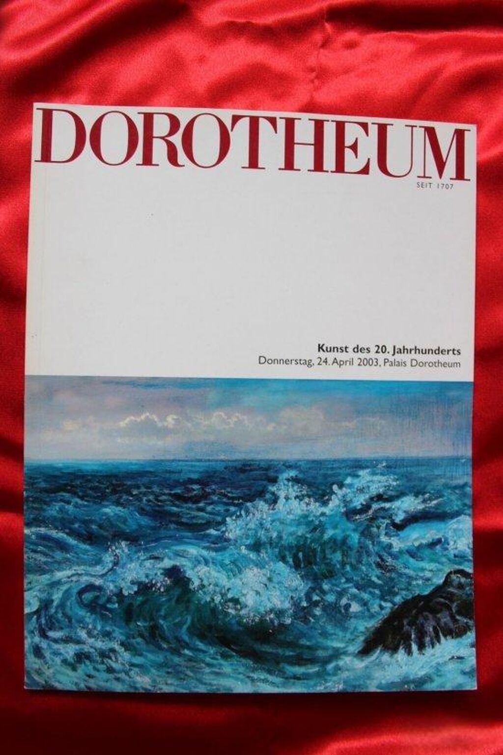 AUKCIONI KATALOG DOROTHEUM, KUNST DES 20. JAHRHUNDERTS,2003. |