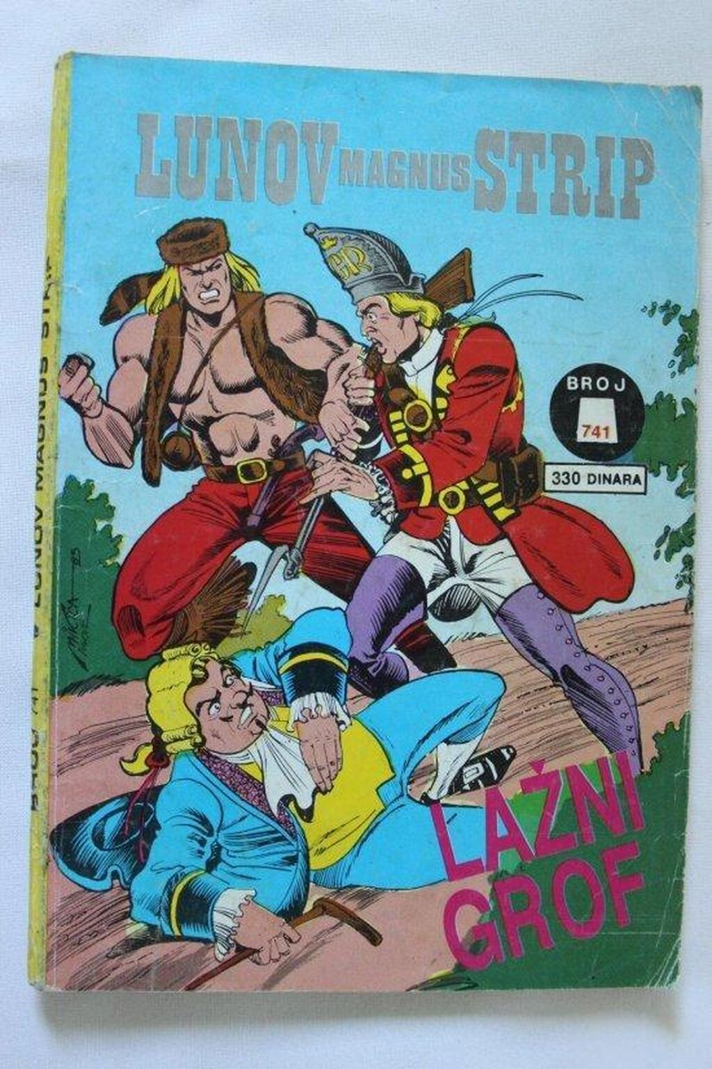 LUNOV MAGNUS STRIP 741, LMS 741, BLEK, LAŽNI GROF | Lunov Magnus