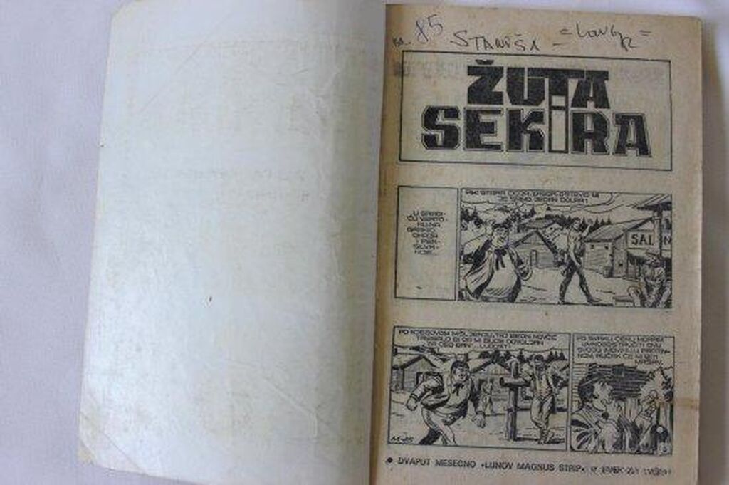 LUNOV MAGNUS STRIP 85, LMS 85, ZAGOR, ŽUTA SEKIRA | Lunov Magnus