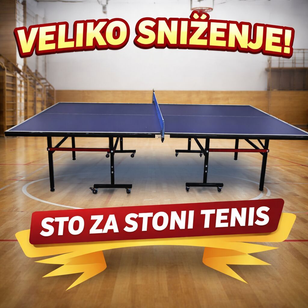 Sto za stoni tenis Viktory – 14,7 mm – 274 × 152,5 × 76 cm Standardni