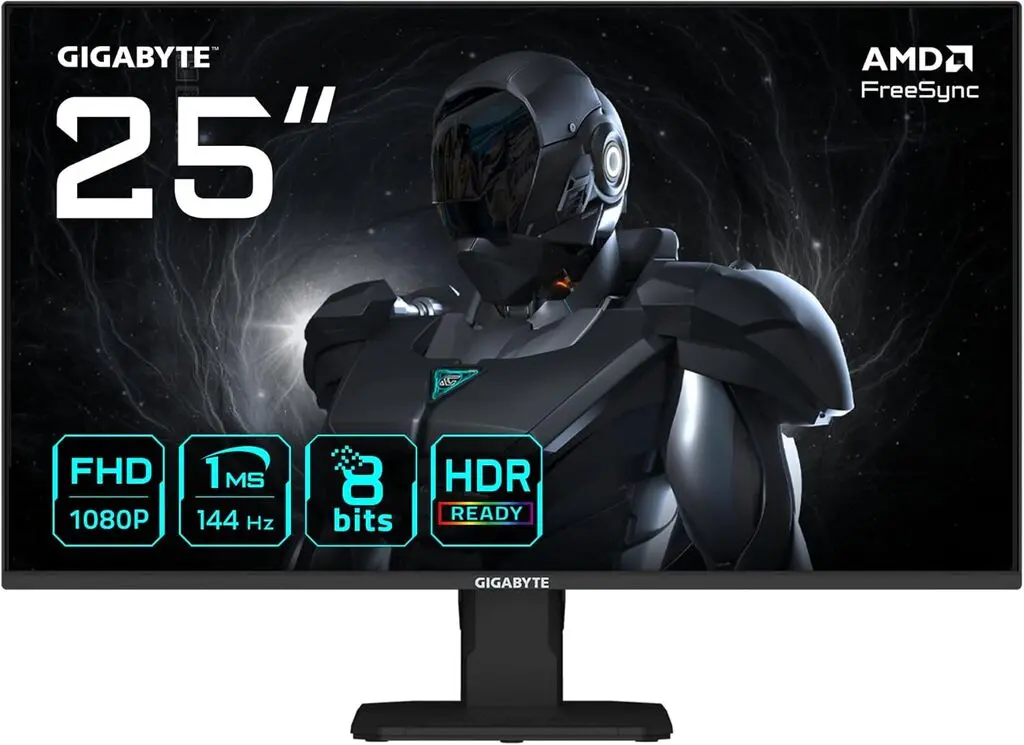 Gigabyte Gaming monitor GS25F14, 25" FHD (1920x1080), SS IPS, 144Hz