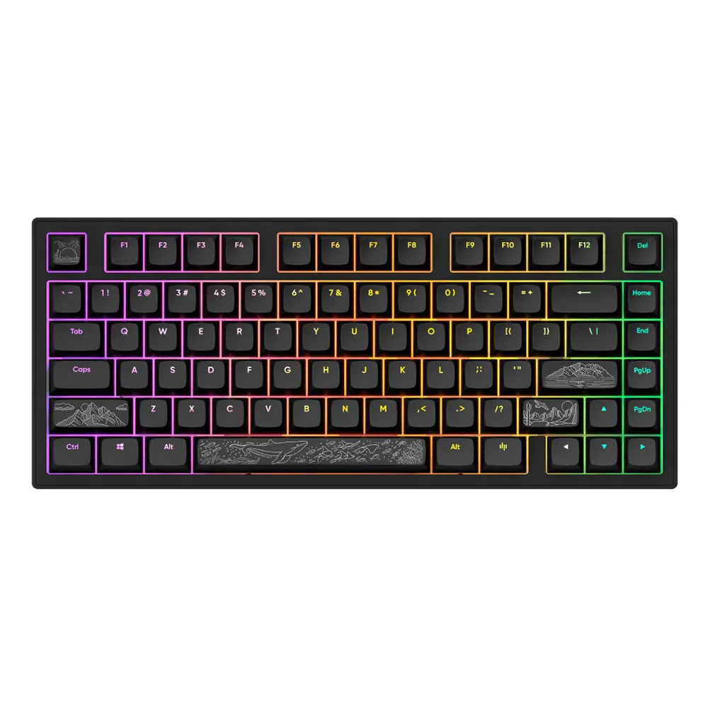 DARK PROJECT Mehanička gaming tastatura ALU Terra Nostra, Crna