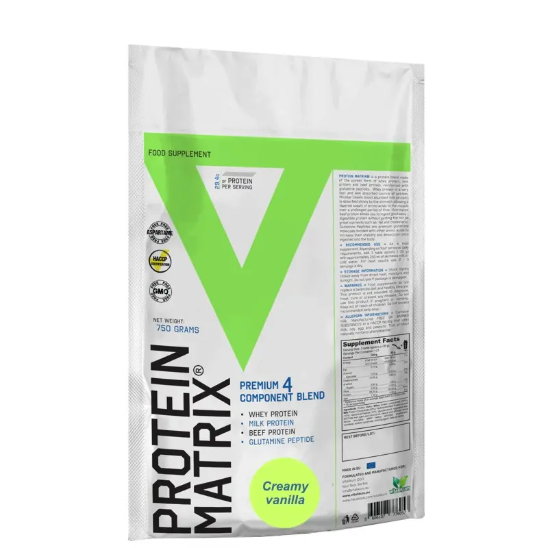 VITALIKUM Protein Matrix, Vanila, 750g