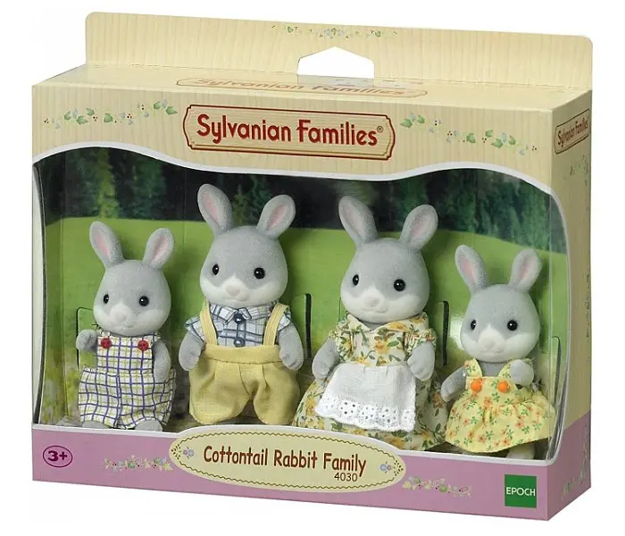 SYLVANIAN FAMILIES Figurice Cottontail Rabbit Family