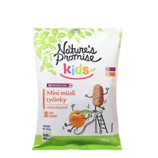 Mini musli bar kajsija GF NP Kids 70g