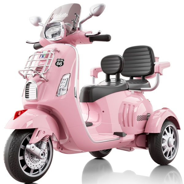 Vespa na akumulator DVOSED 12V roze 029872R