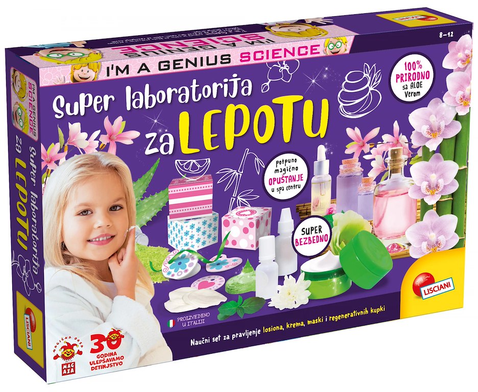 EDUKATIVNI SET SR SUPER LABORATORIJA ZA LEPOTU LISCIANI