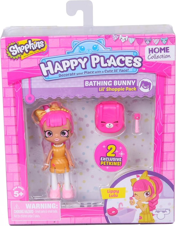 SHOPKINS HAPPY PLACES SET LIPPY LULU 56321-16