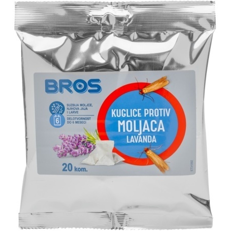 Kuglice protiv moljaca 120g BROS
