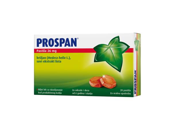 PROSPAN pastile 20x26mg