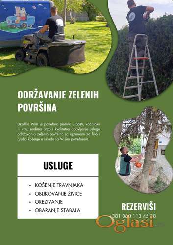 Održavanje zelenih površina